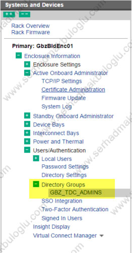 HP C7000 ONBOARD ADMINISTRATOR LDAP ACTIVE DIRECTORY AUTHENTICATION ...
