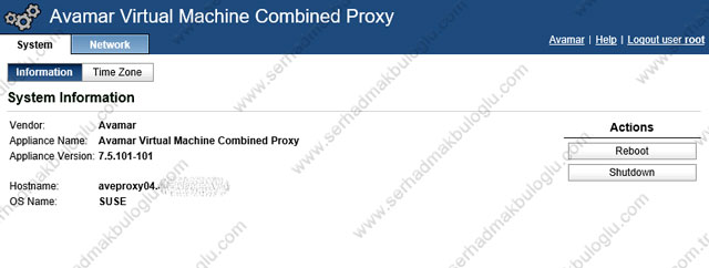 EMC Avamar Proxy Login (Default Username and Password) | Serhad Makbuloglu