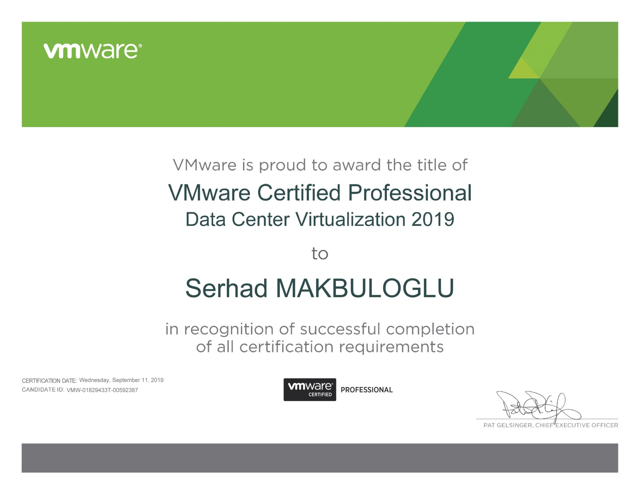 VCP-DCV - VMware Certified Professional – Data Center Virtualization ... VCP-DCV - VMware Certified Professional – Data Center Virtualization ...