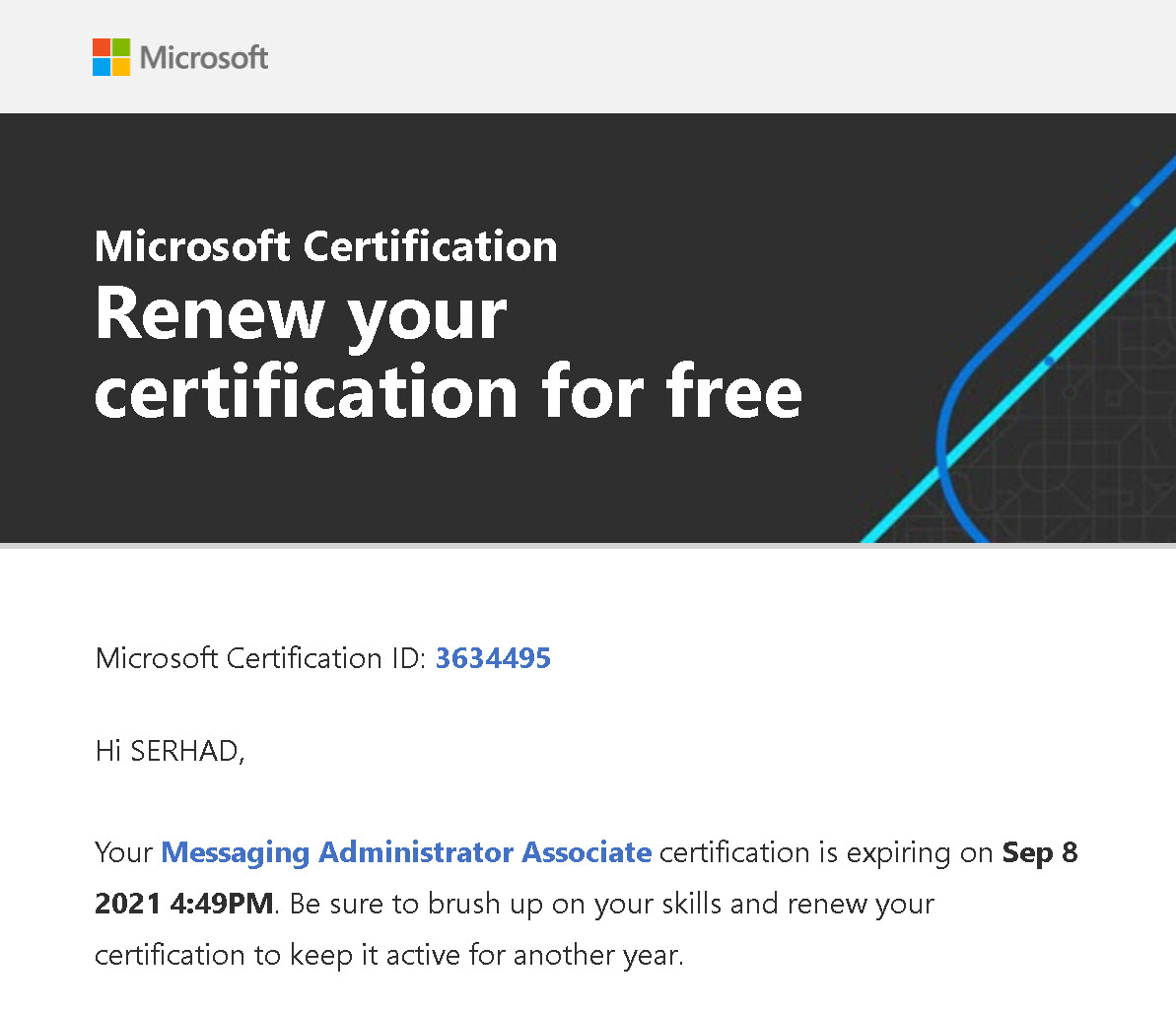 Renewal for Microsoft 365 Certified: Messaging Administrator Associate ...