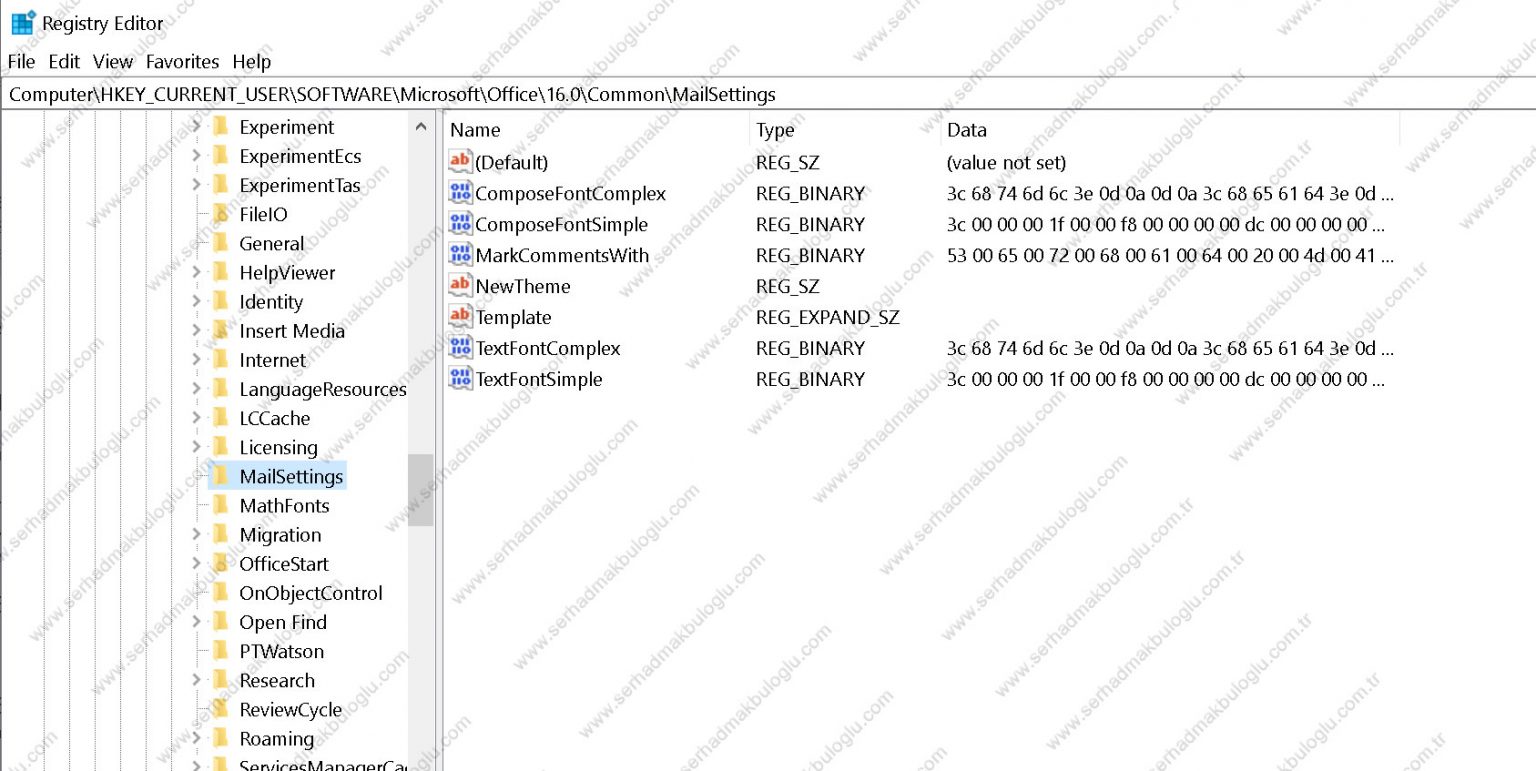 Set Outlook Default Font from Group Policy – Serhad Makbuloglu